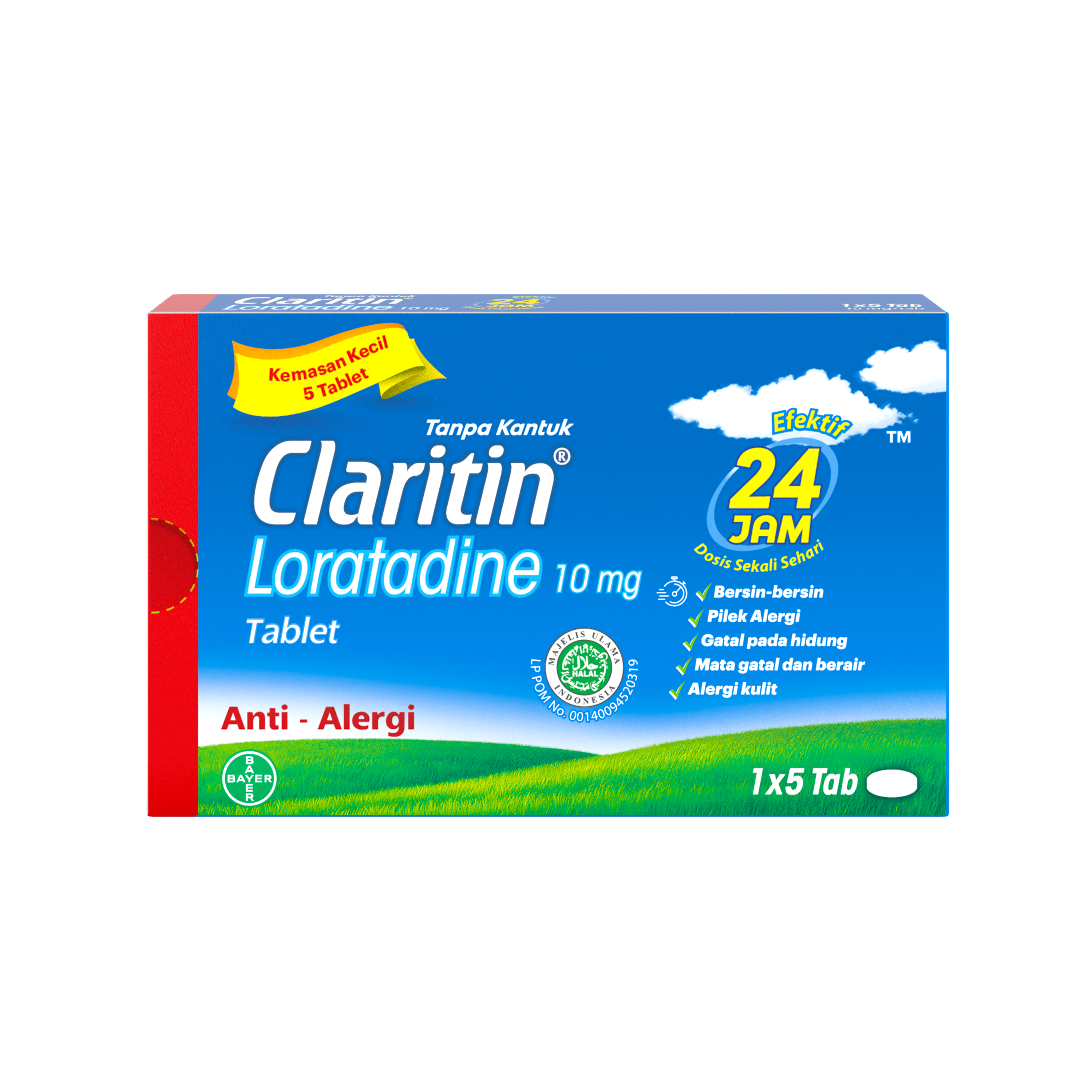 Tablet Redakan Alergi Selama 24 jam - Claritin®