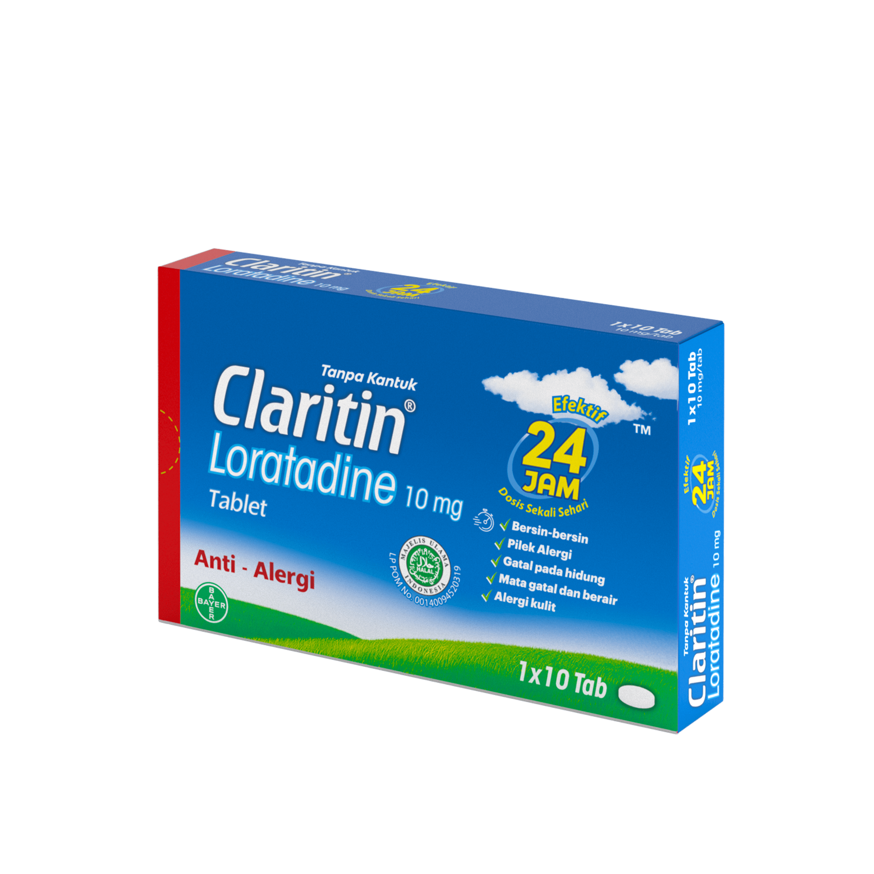 Tablet Redakan Alergi Selama 24 jam - Claritin®